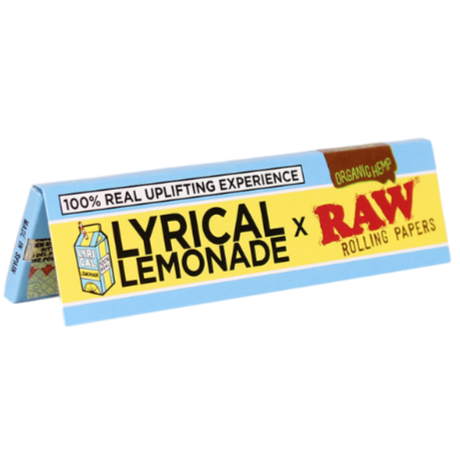 RAW x Lyrical Lemonade Organic Hemp Rolling Papers | WC Vapor