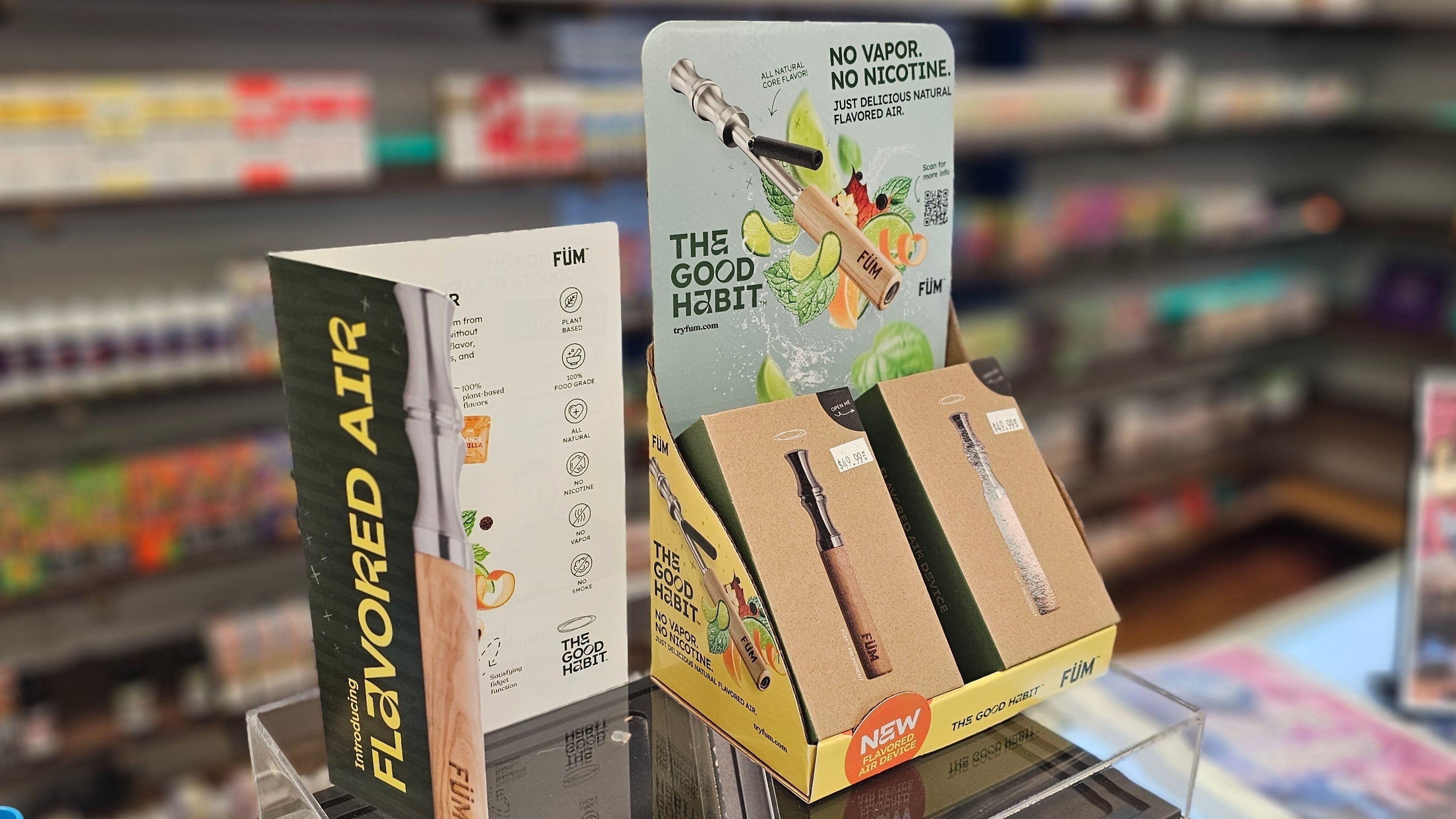 The FÜM Device - A vaporless solution to quitting nicotine. – WC Vapor