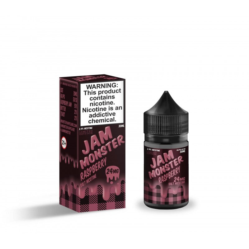 Jam Monster Salt - Raspberry - 30mL | WC Vapor