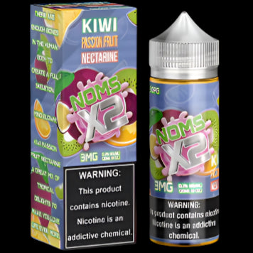 Lotus Vaping - Noms x2 Kiwi Passionfruit Nectarine - 120mL | WC Vapor